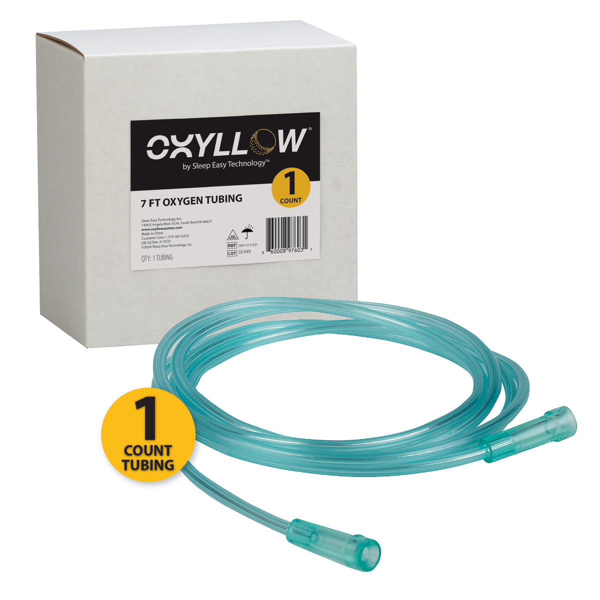 Buy Premium 7 FT Oxygen Tubing | 1-Count | 6-Channel Kink-Resistant Air ...